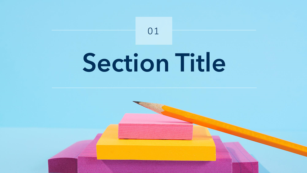 Fun Section Divider Slide | PowerPoint and Google Slides