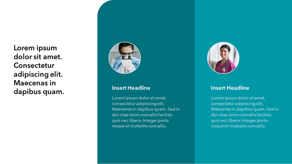 Two-Column Slide | PowerPoint or Google Slide Template