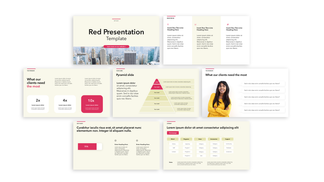 Red Accent Template | PPT | Google Slides