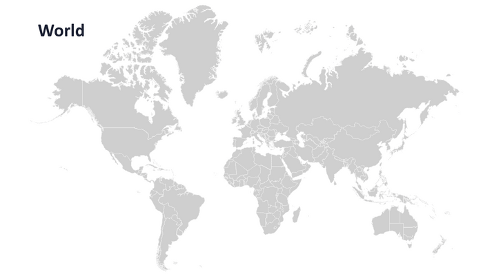 Editable World Map | PowerPoint | Google Slides