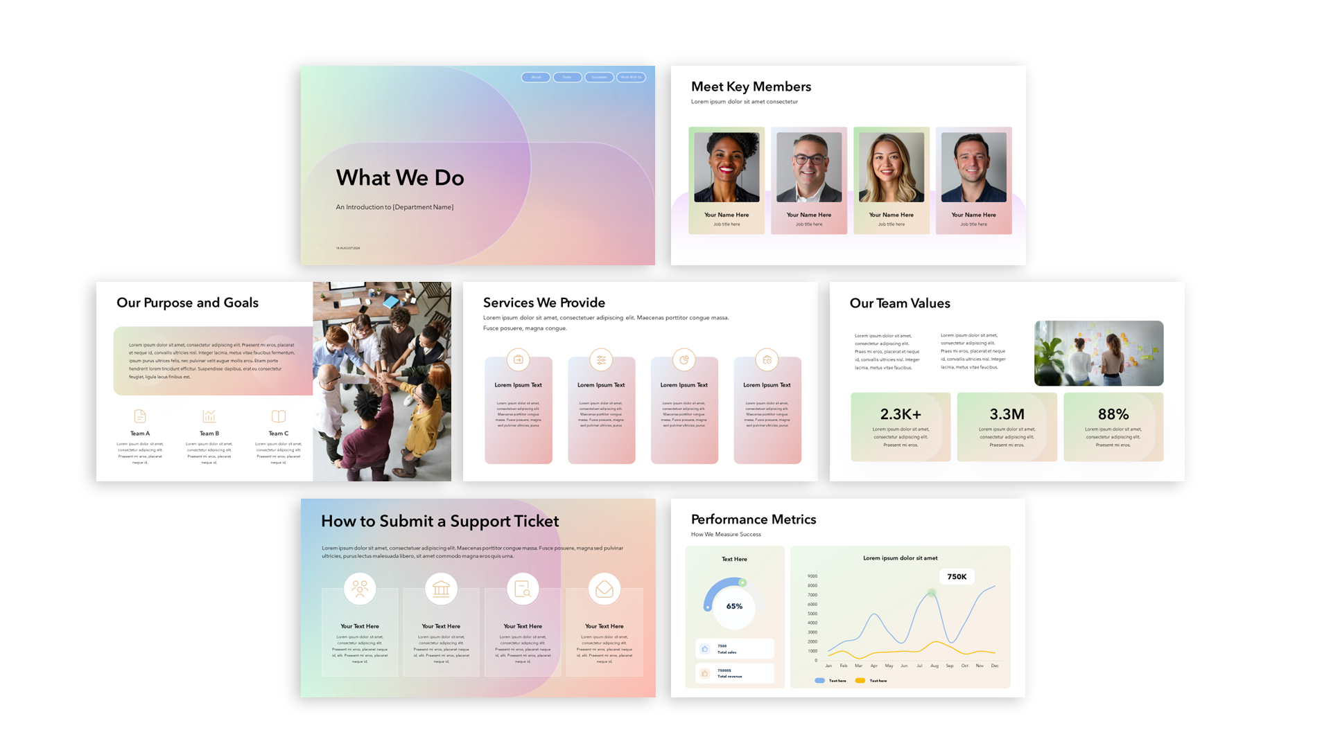 Team Introduction | PPT and Google Slides