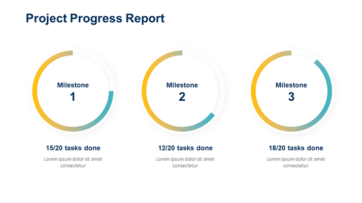 Progress Report Slide | PowerPoint Template