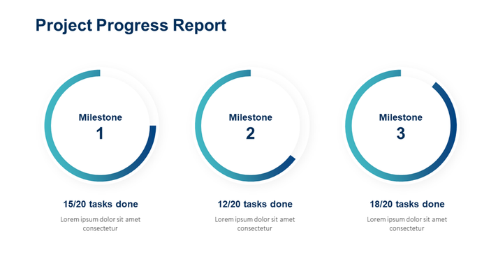 Progress Report Slide | PowerPoint Template