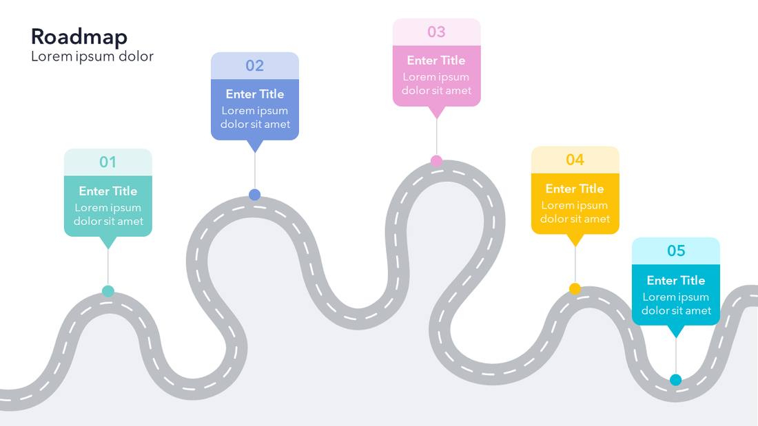 Infographic Roadmap Slide Template | PPT and Google Slides