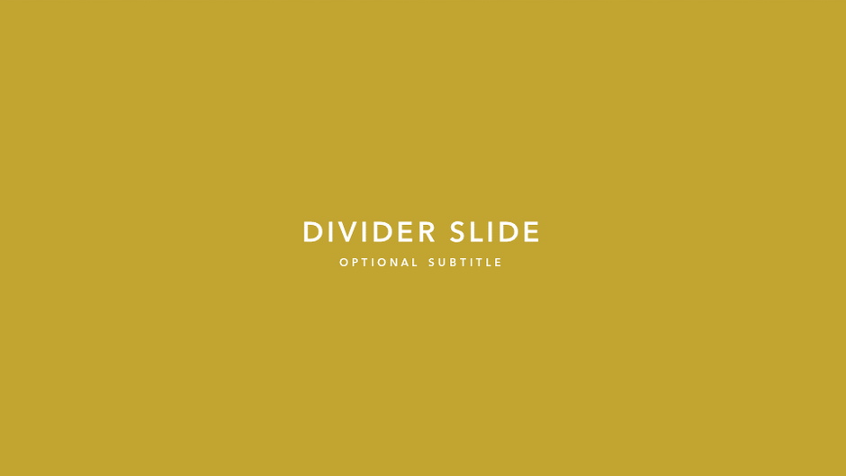 Section Divider Slides | Templates for PowerPoint | Linia Presentations