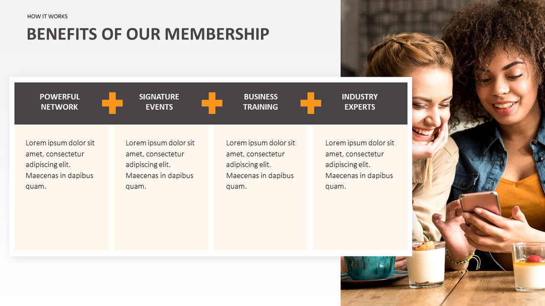 Benefits of Membership | PowerPoint Slide Template