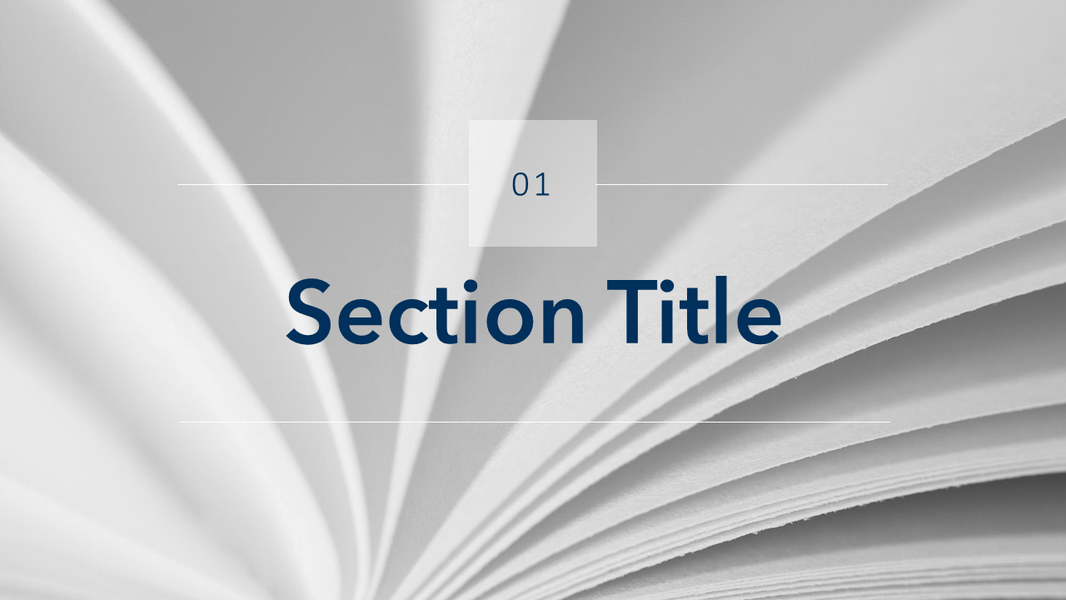 Section Divider Slides | Templates for PowerPoint | Linia Presentations