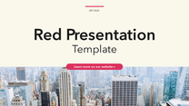 Red Accent Template | PPT | Google Slides
