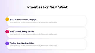 Weekly Team Update Template