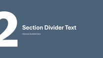 Section Divider Slide Set | PPT | Google Slides