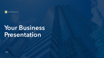 Blue Professional PowerPoint Template