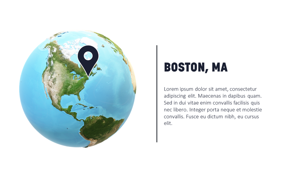 Editable 3D Map in PowerPoint and Google Slides | Easy to Edit