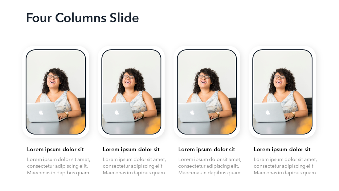 Four Points Slide | PPT and Google Slides