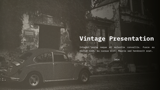 Vintage Presentation Template | PPT and Google Slides