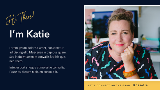 Self Introduction Presentation Slides | PowerPoint and Google Slides