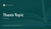 Thesis Presentation Template | PowerPoint and Google Slides