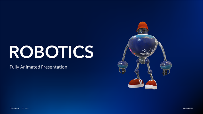 Robot Animated | Fun PowerPoint Template