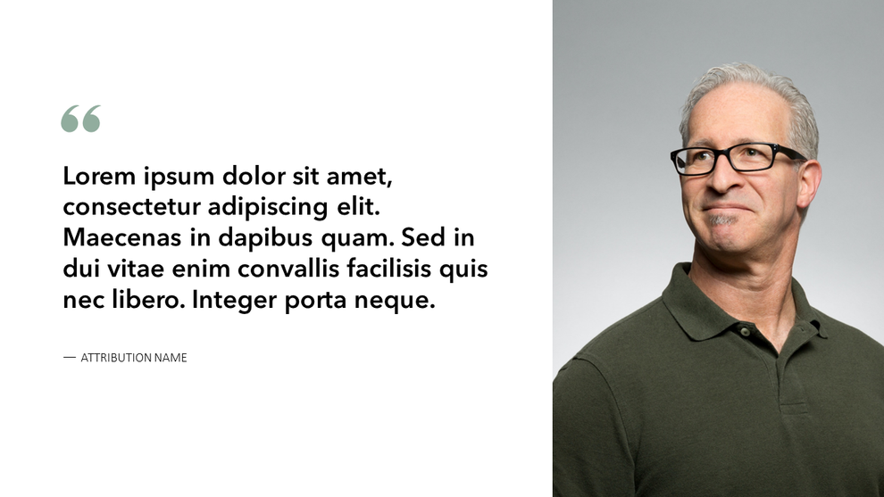 Quote with Author Slide | PowerPoint or Google Slides