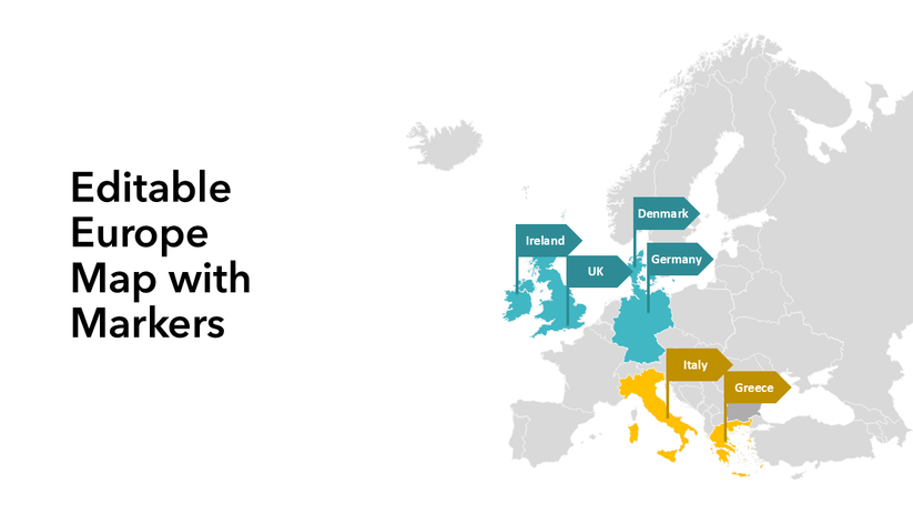Editable Europe Map | PowerPoint | Google Slides