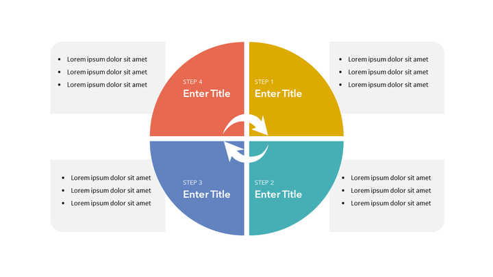 4 Points PowerPoint Templates
