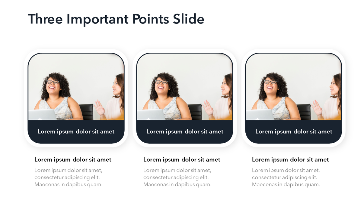 Three Columns Slide | PowerPoint | Google Slides