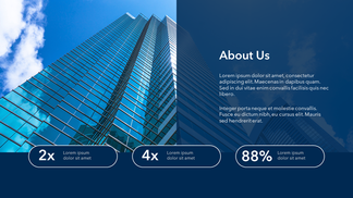 Blue Professional Corporate Template | PPT | Google Slides