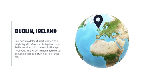 Editable 3D Map in PowerPoint and Google Slides | Easy to Edit