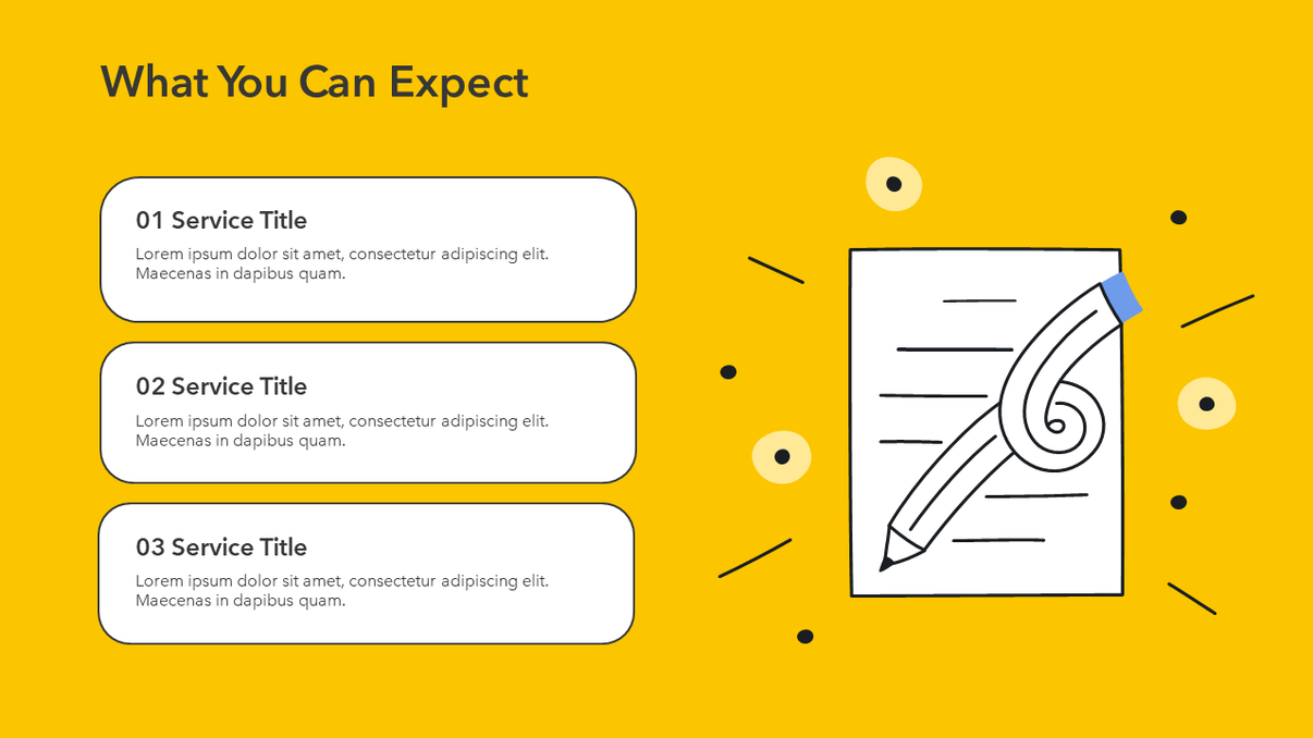 What to Expect Slide | PowerPoint and Google Slide