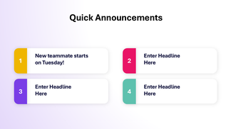 Weekly Team Update Template
