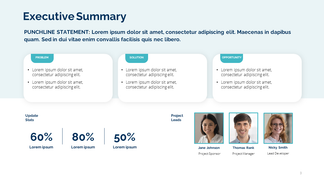 Project Status PowerPoint Template | PPT | Google Slides