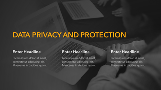 Data and Privacy Report Template | PPT | Google Slides