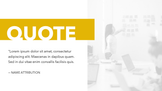 Yellow PowerPoint Template | PPT | Google Slides