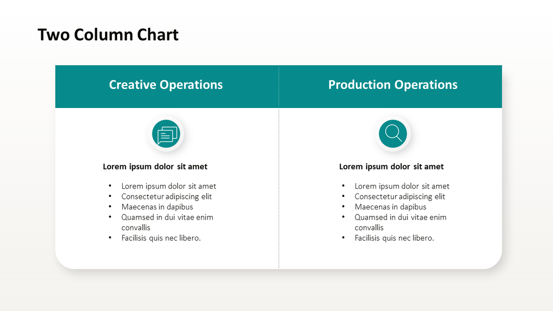 Two-Column Table Template | PPT or Google Slides