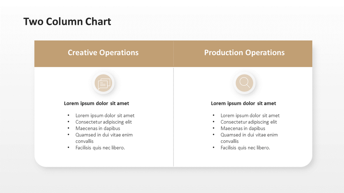 Two-Column Table Template | PPT or Google Slides